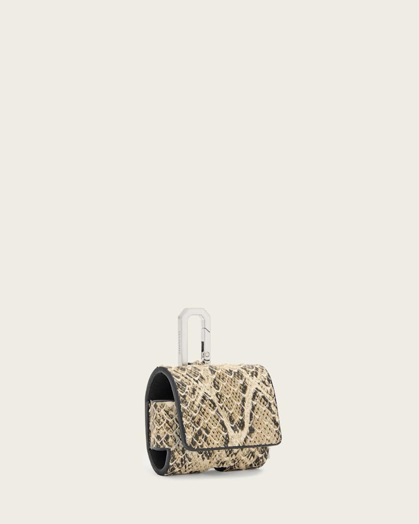 AirPod Leather Snake Case DESERT WHITE | ALLSAINTS